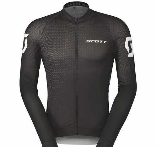 Велоджерси с длинным рукавом scott RC Pro Black/White