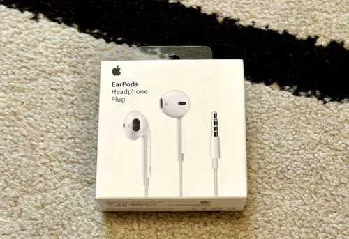 Наушники Apple EarPods 3.5мм (новые)
