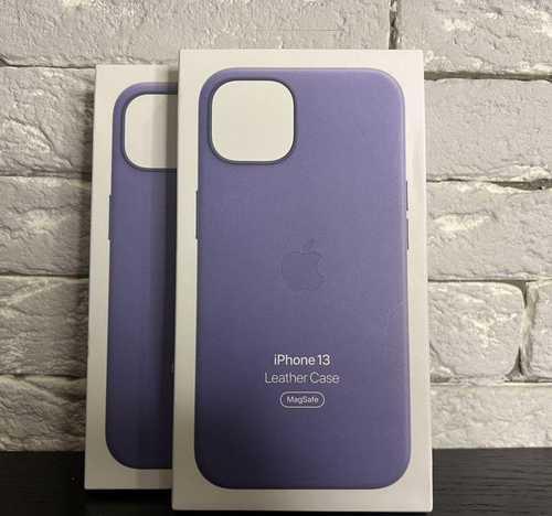 Чехол Apple iPhone 14 Leather Case Wisteria