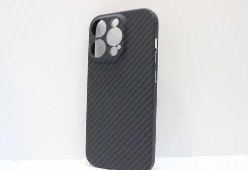 Чехол на iPhone 15 Pro Luxo/Carbon