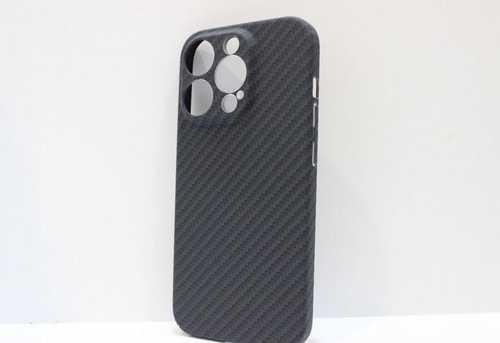 Чехол на iPhone 15 Pro Luxo/Carbon