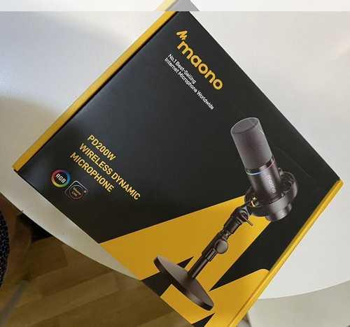 Беспроводной петличный микрофон maono PD200W