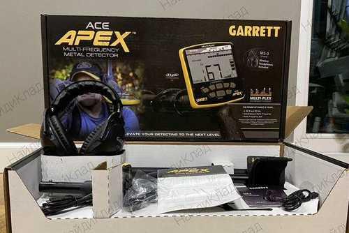 Металлоискатель garrett ACE apex + наушники