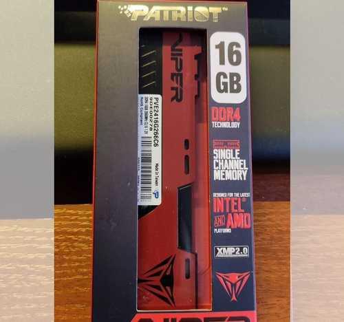 Оперативная память Patriot Viper Elite II DDR4 16G