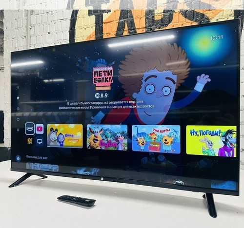 Метровый яркий Hi 109см SMART TV 4K UHD Yaos