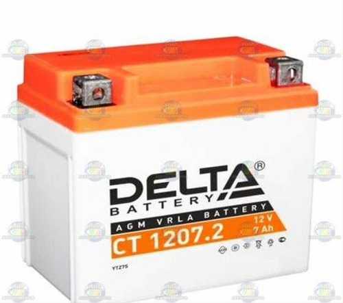 Аккумулятор Delta CT1207.2 на мотоцикл квадроцикл