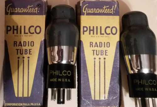 Триод 6AC5G philco октал подобранная пара NOS/NIB