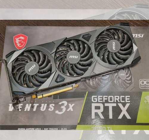 Видеокарта Geforce RTX 3060ti ventus 3x