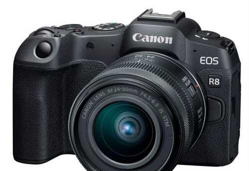 Canon EOS R8 kit RF 24-50mm IS STM. Новый