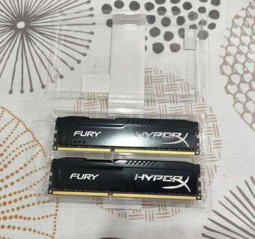 Озу ddr3 fury hyperX 16gb