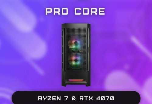 «Pro core» пк Ryzen 7\RTX 4070\32гб RAM