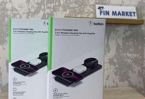 Панель для зарядки Belkin BoostCharge Pro 3-в-1 с