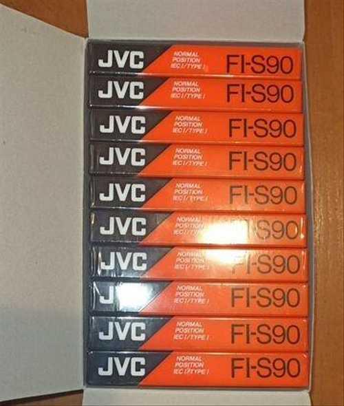 Аудиокассеты запечатанные JVC FI-S 90