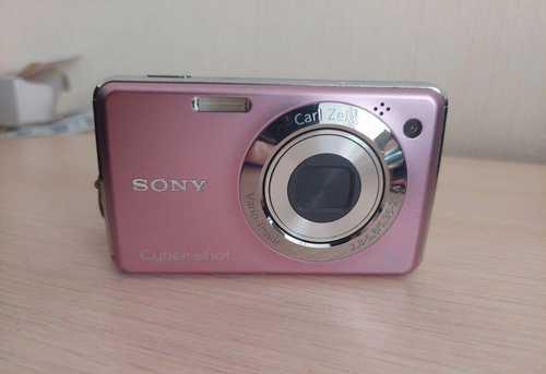 Цифровой фотоаппарат sony cybershot DSC w210 pink