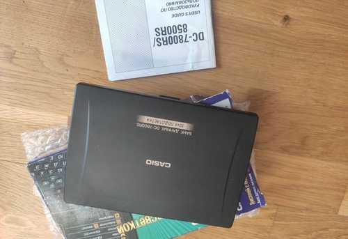 Электронная записная книжка casio dc-7800rs