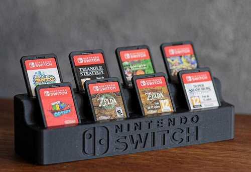 Подставка/держатель для картриджей Nintendo Switch