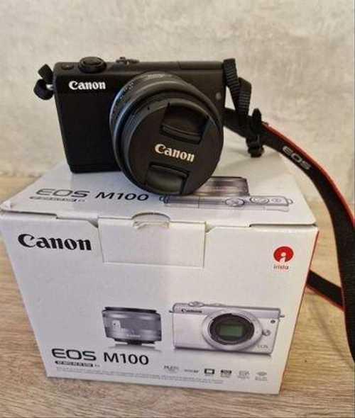 Системный фотоаппарат Canon EOS M100