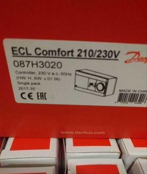 Danfoss ECL 210 электронный контроллер 087H3020 Da