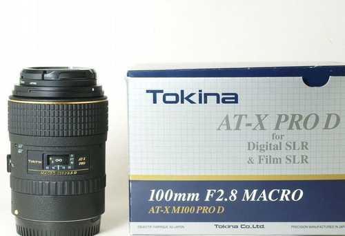 Tokina AT-X Pro 100 mm 2.8 Macro Canon EF
