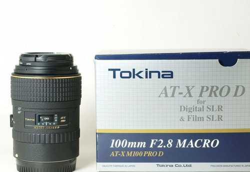 Tokina AT-X Pro 100 mm 2.8 Macro Canon EF