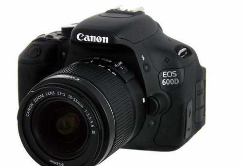 Комплект Canon 600D + Все необходимые объективы