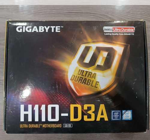 Gigabyte GA-H110-D3A (rev. 1.0) LGA1151 ATX с гара