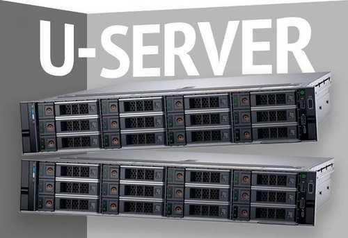 Сервер Dell R740XD 12+2LFF 2x6150 128G H730pm 2x75