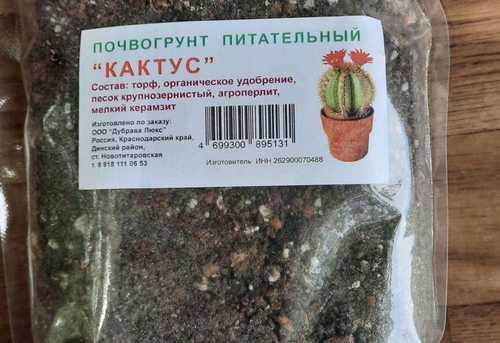 Грунт для кактусов и суккулентов