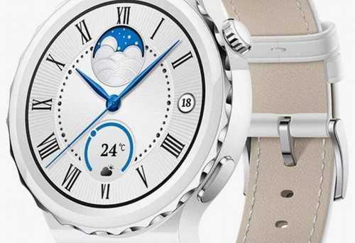 Смарт часы huawei watch gt 3 pro white