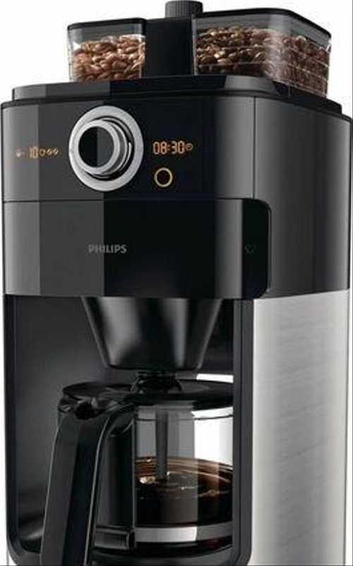 Кофемашина Philips Grind & Brew HD7769