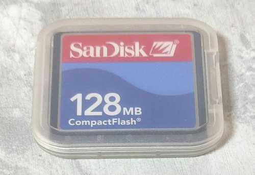 Карта памяти CompactFlash 128Мб SanDisk