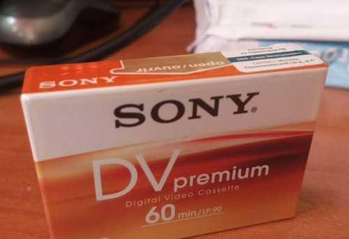 Видеокассета sony DV Premium 60 min