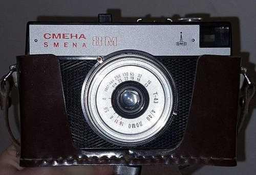 Фотоаппарат плёночный советский смена 8м