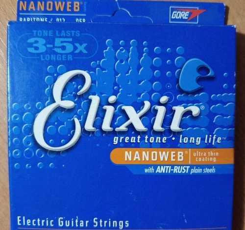 Струны Elixir Nanoweb 12-68 Baritone