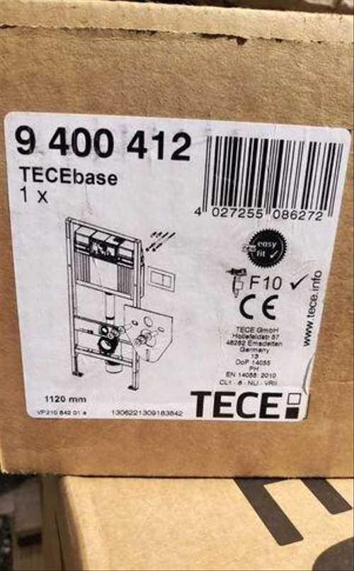 Инсталляция tece 9 400 412