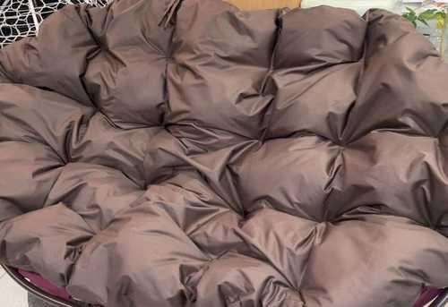 Подушка на диван мамасан коричневая