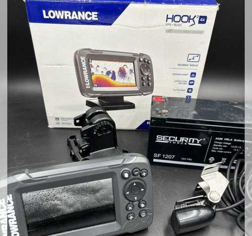 Эхолот lowrance hook2 4x GPS