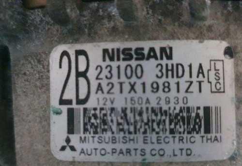 Генератор Nissan Note E12 HR12 1.2 2012