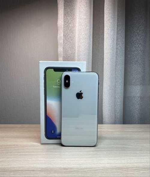 Айфон X 256 gb Silver Идеальный