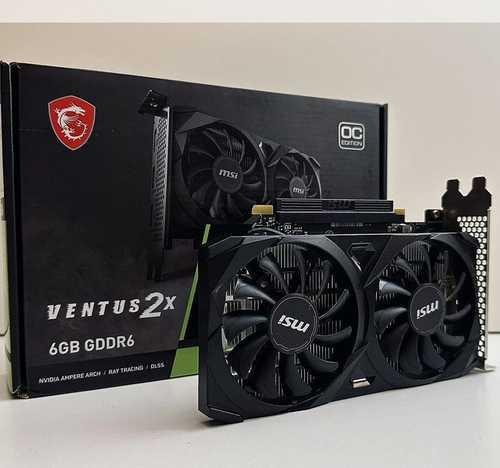 Видеокарта MSI GeForce RTX 3050 ventus 2X OC 6G