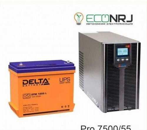 Ибп Энергия Pro OnLine 7500 + Delta DTM 1255 L