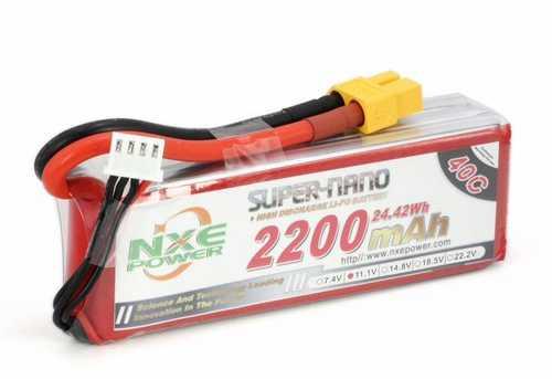 Аккумулятор LiPo 3S 2200mAh 40C (NXE) 11.1В