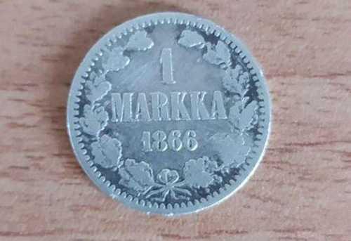 Коллекционная монета 1 Марка 1866 года