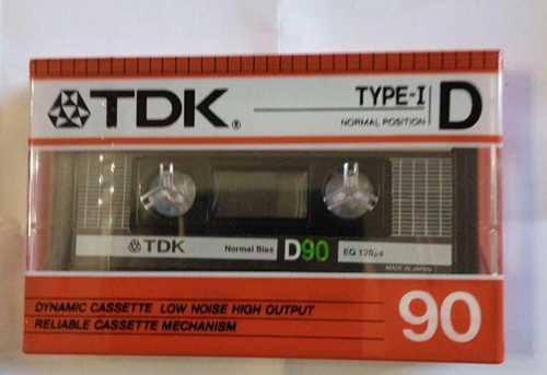 Аудиокассета новая тдк 90, в упаковке. Япония