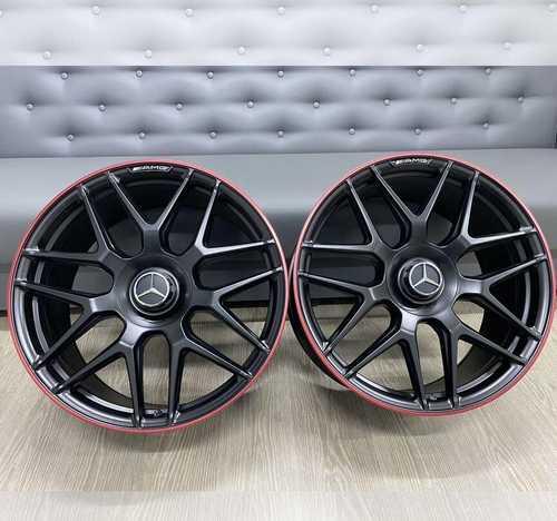 Диски DX012 R22 5-130 G-class AMG63S Гелик RED
