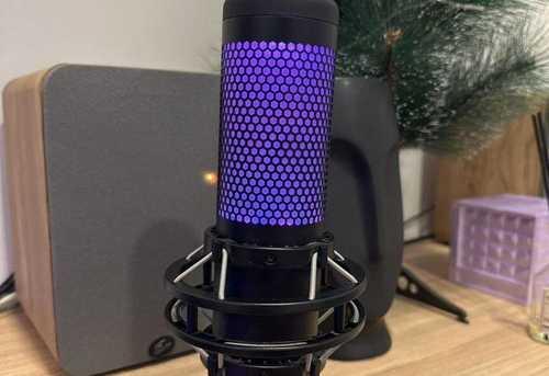 Hyper X Quadcast s черный микрофон