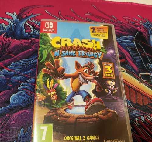 Crash Bandicoot n sane trilogy switch