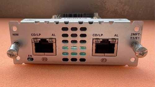 Модуль Cisco NIM-2MFT-T1/E1