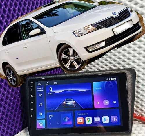 Автомагнитола android для Skoda rapid