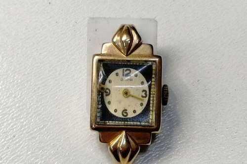 Часы наручные женские Заря золото 583 мдмф6 СССР